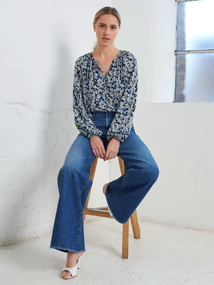 How to style wide leg jeans | Trilogy