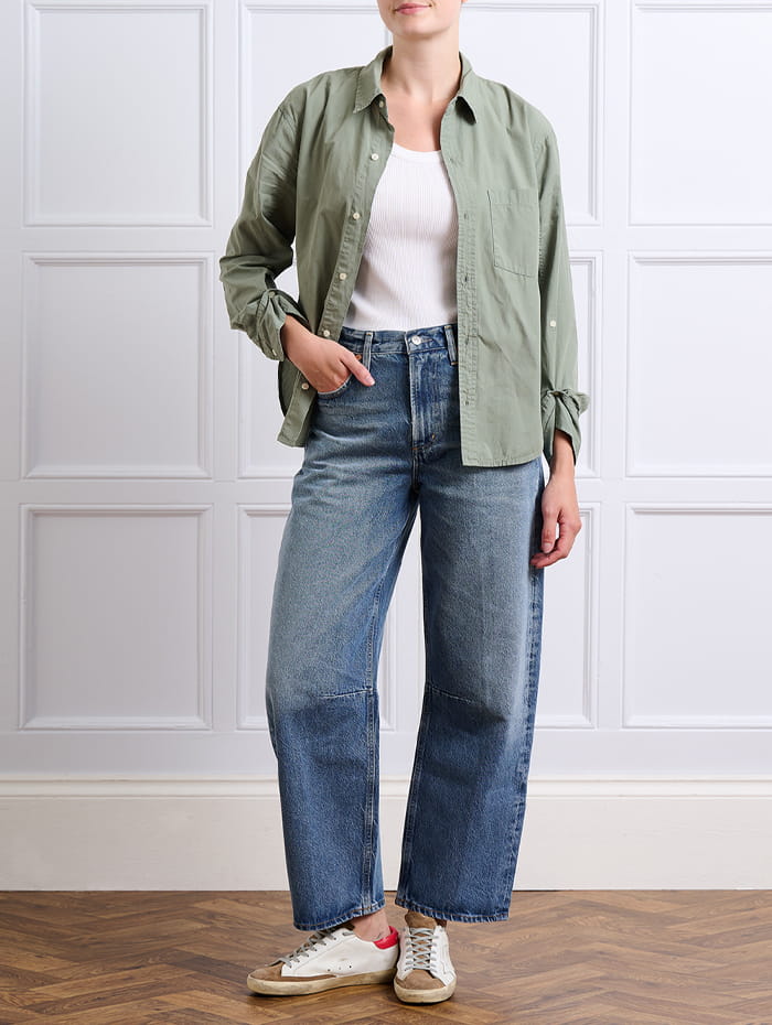 Trilogy Stores | How to Style Barrel Leg Jeans